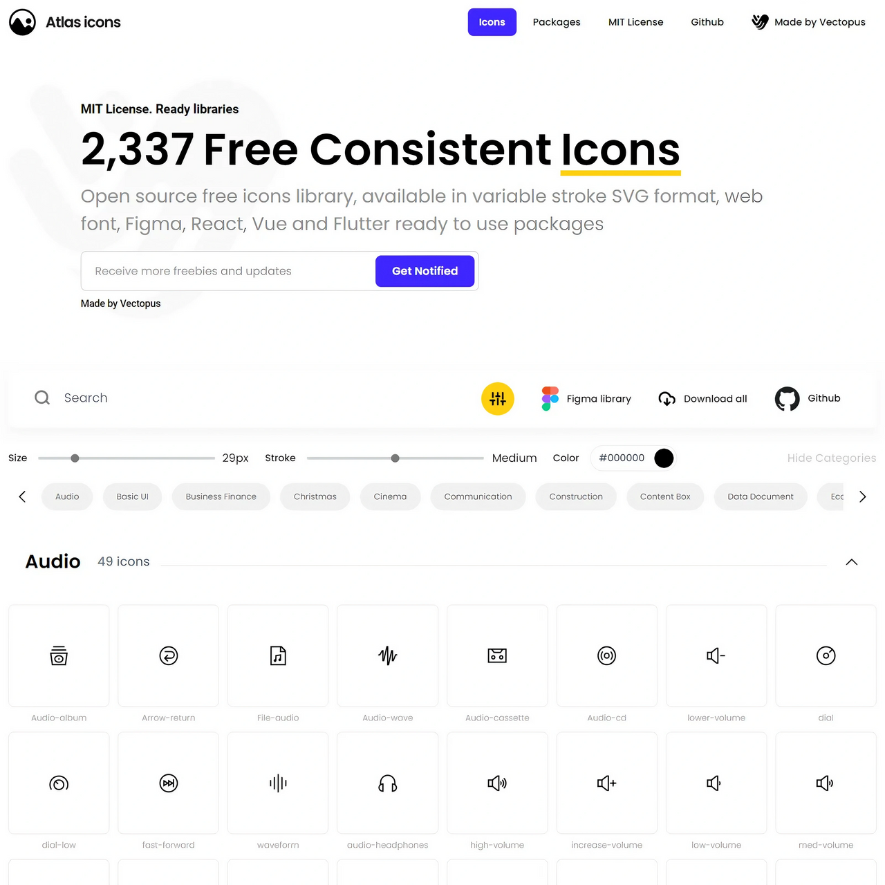 Atlas Icons の使い方 - Benrito