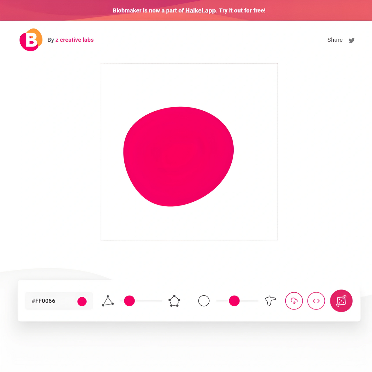 Blobmaker の使い方 - Benrito