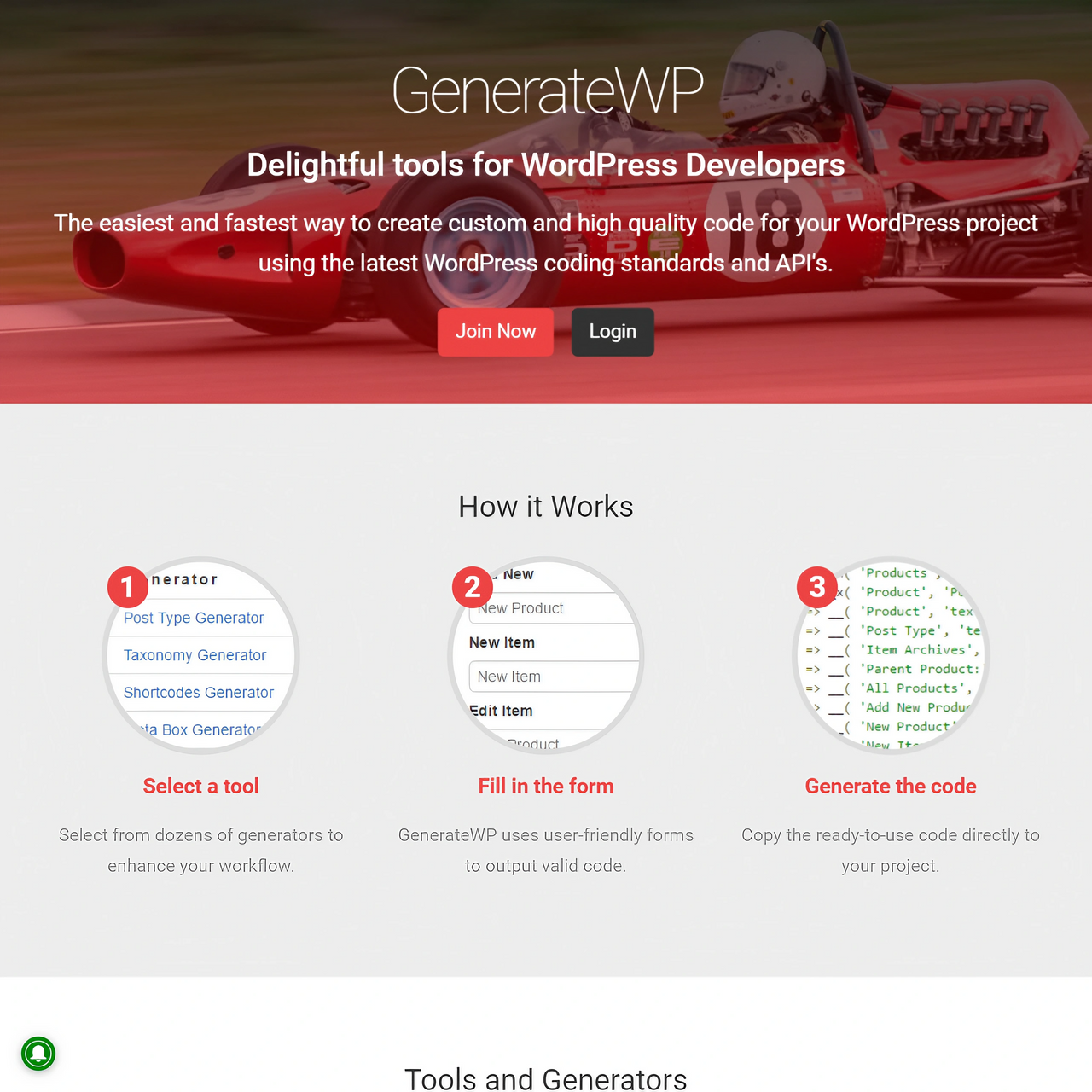 GenerateWP の使い方 - Benrito