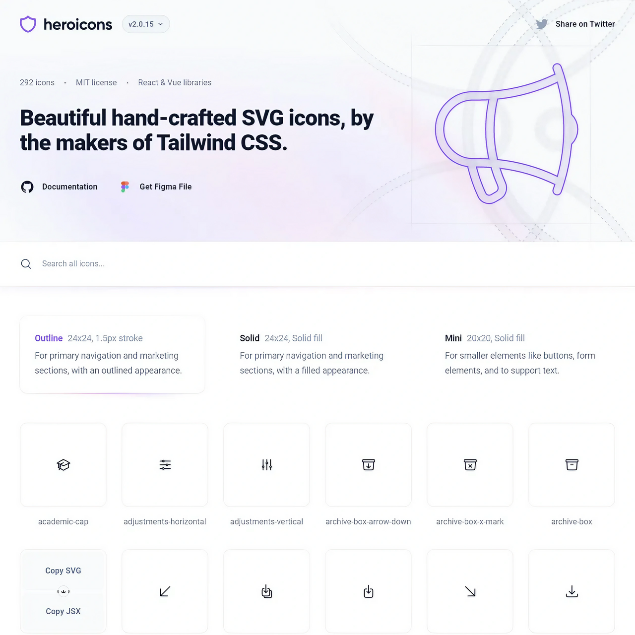 Heroicons の使い方 - Benrito