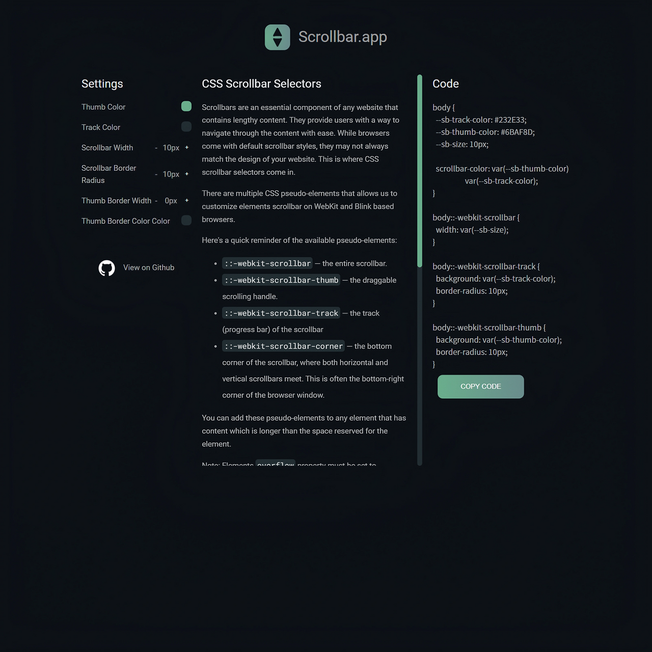Scrollbar.app の使い方 - Benrito