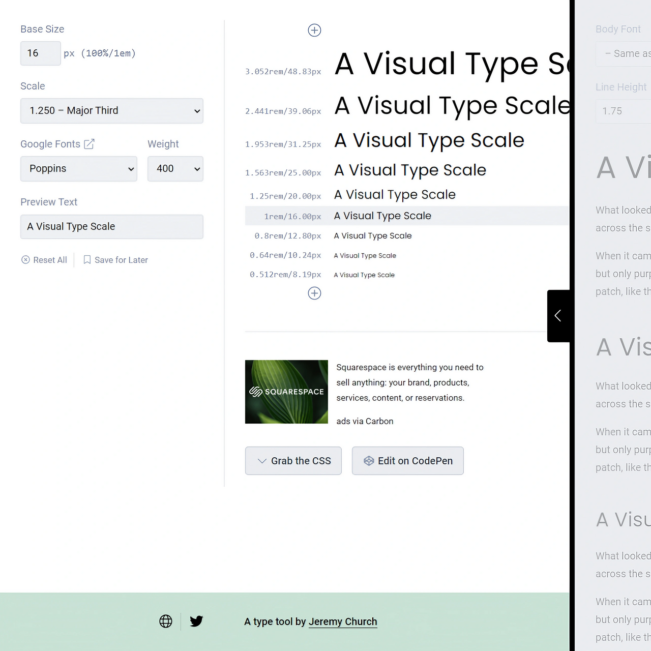 Type Scale の使い方 - Benrito