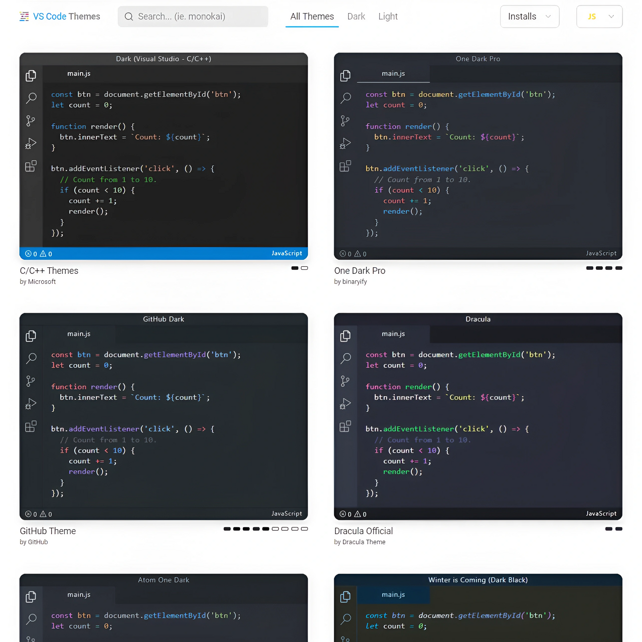 VS Code Themes の使い方 - Benrito